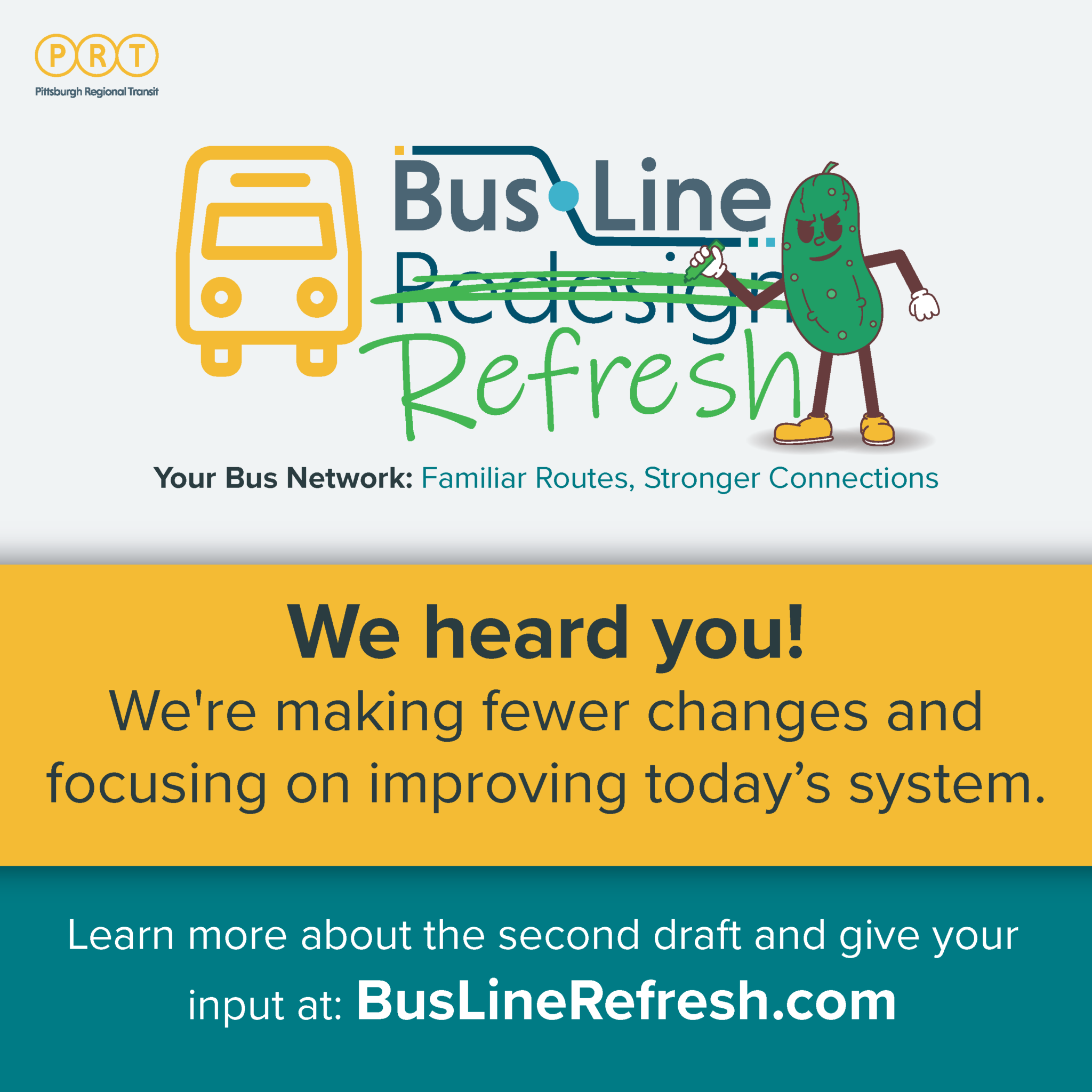 PRT releases a ‘refreshed’ take on Bus Line Redesign - Airport Corridor ...