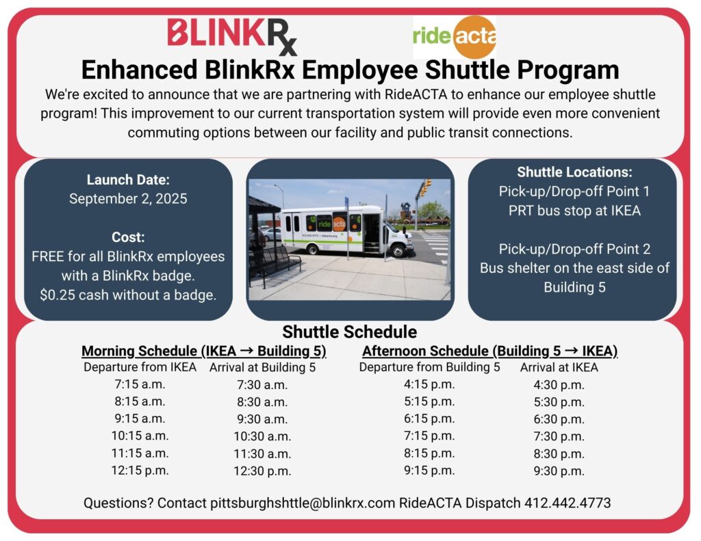 Enhanced BlinkRx Employee Shuttle Program (1) - Airport Corridor ...